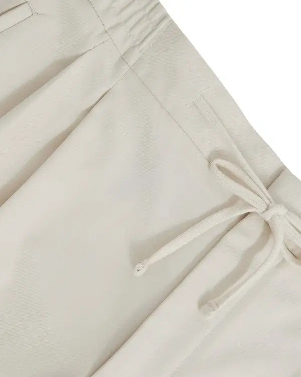 REISS Arden Relaxed Fit Twill Trousers - Ecru