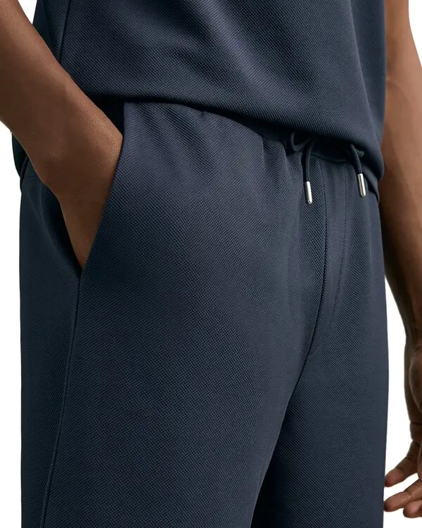 REISS Angus Textured Drawstring Shorts