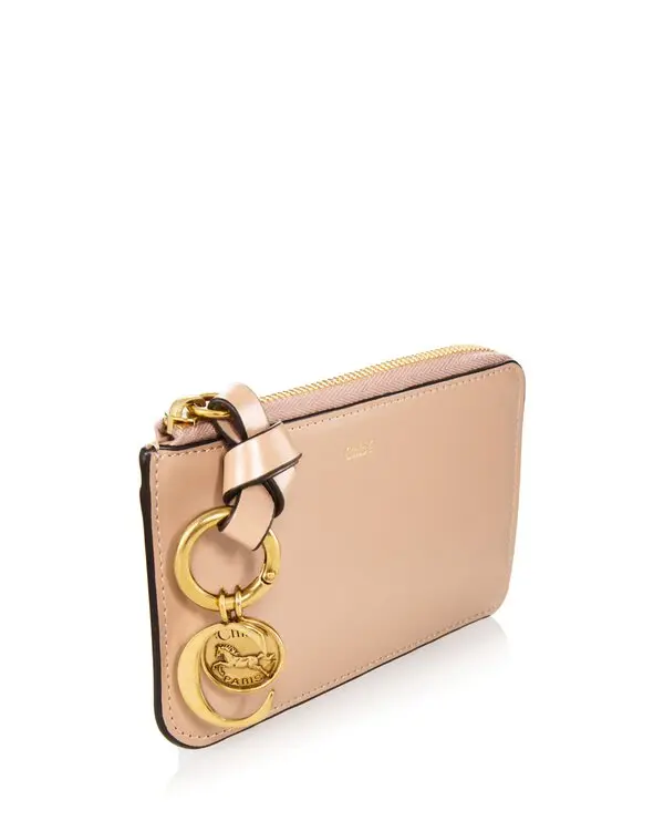 Chloé Alphabet Small Clutch - Deep Beige