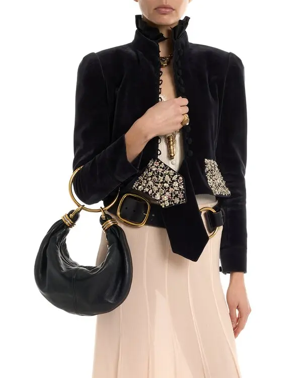 Chloé Mini Leather Hobo Bag