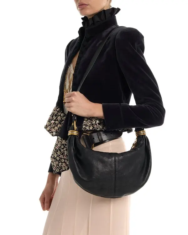 Chloé Mini Leather Hobo Bag
