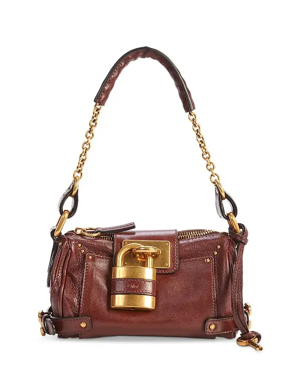 Chloé Paddington Small Chain Shoulder Bag - Crafty Brown