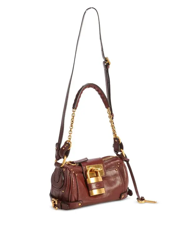 Chloé Paddington Small Chain Shoulder Bag - Crafty Brown