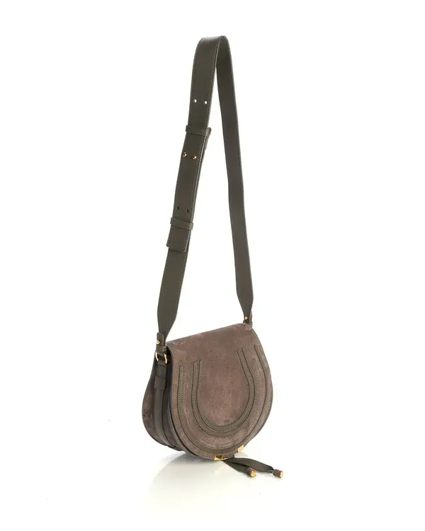 Chloé Marcie Suede Saddle Bag