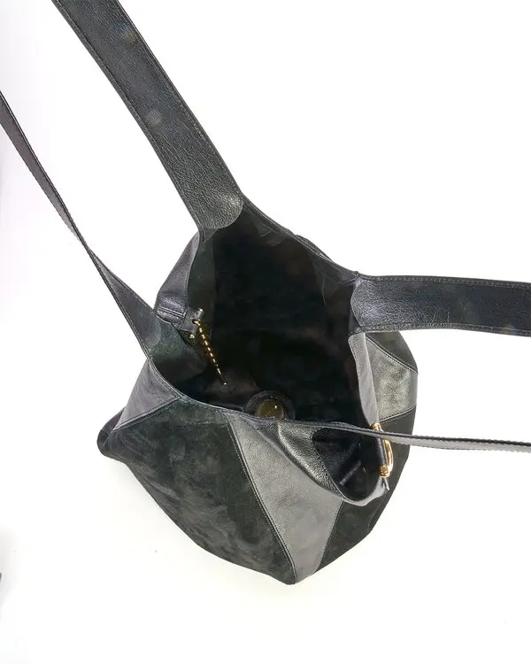 Chloé Balloon Suede Hobo Bag - Black