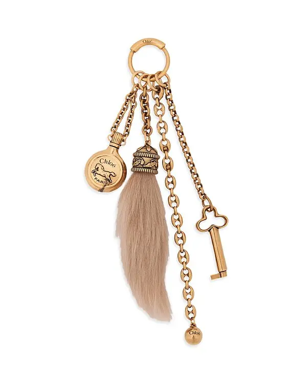 Chloé Symbols Bag Charm - Gold