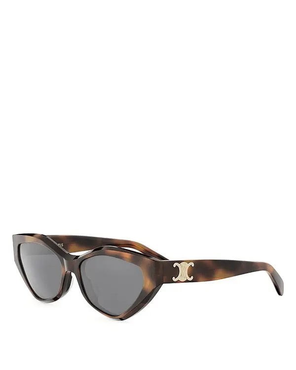 Celine Triomphe Cat Eye Sunglasses - Havana/solid Smoke
