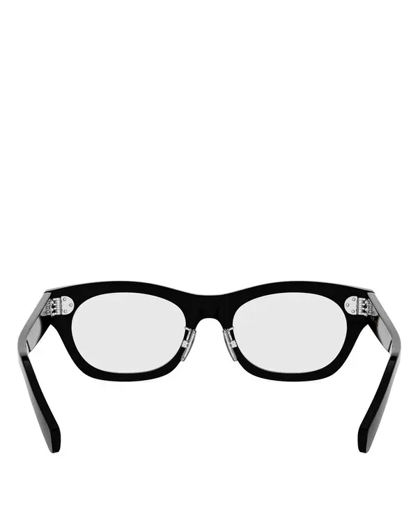 Celine 3 Dots Cat Eye Eyeglasses, 51mm