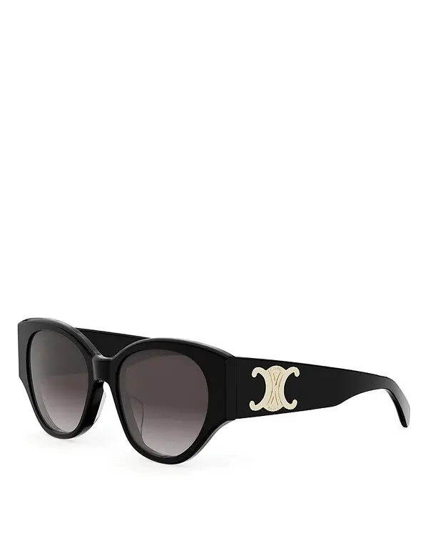 Celine Maxi Triomphe Butterfly Sunglasses, 55mm - Black/roviex