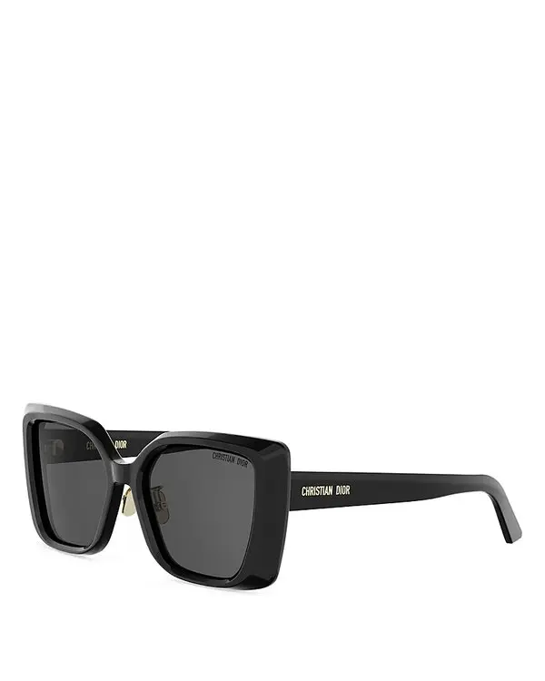Dior Midnight S5i Square Sunglasses - Black/smoke