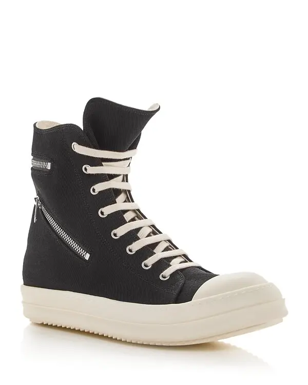 Rick Owens Cargo Zip High-top Sneakers