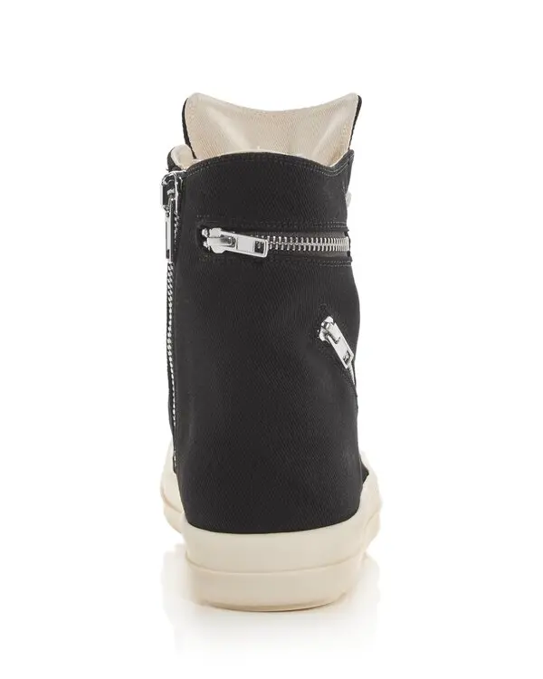 Rick Owens Cargo Zip High-top Sneakers