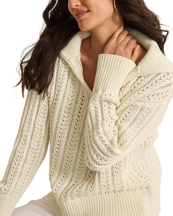 Tommy Bahama Johnny Collar Cotton Sweater