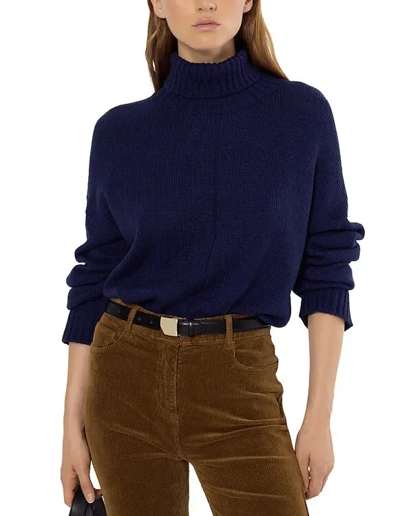 Gerard Darel Enid Turtleneck Sweater - Navy