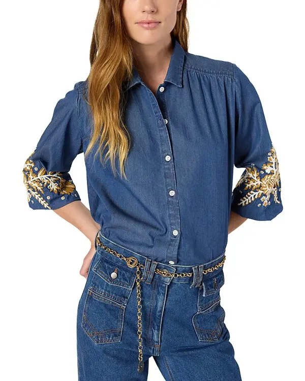 Gerard Darel Amelie Button-front Shirt