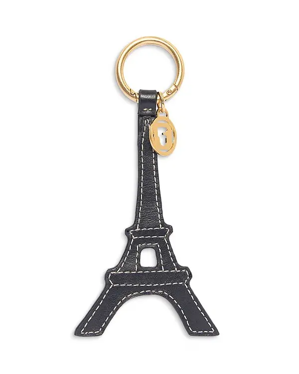 Gerard Darel Paris Leather Keychain - Black