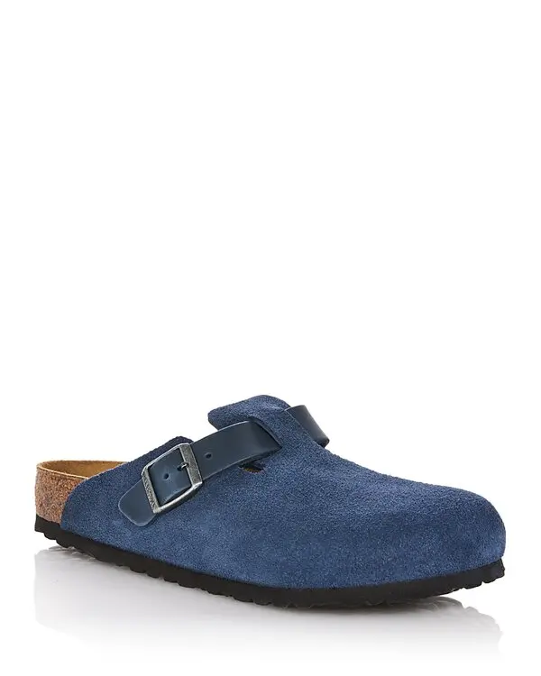 BIRKENSTOCK Boston Clogs - New Navy