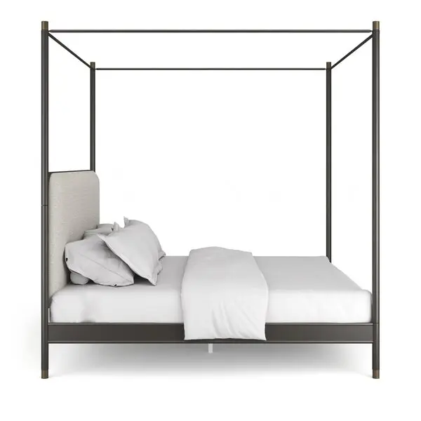 CARACOLE Campaign Bed With Canopy, King