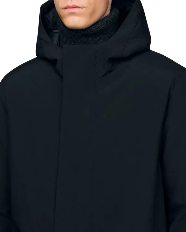 Sandro Scooter Parka - Black