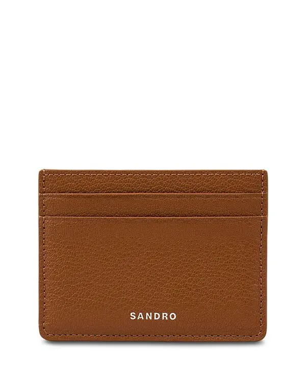 Sandro Foldable Card Holder - Cognac