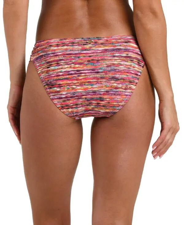 SUNSHINE 79 Shimmer Ripple Shirred Side Hipster Bottom - Multi
