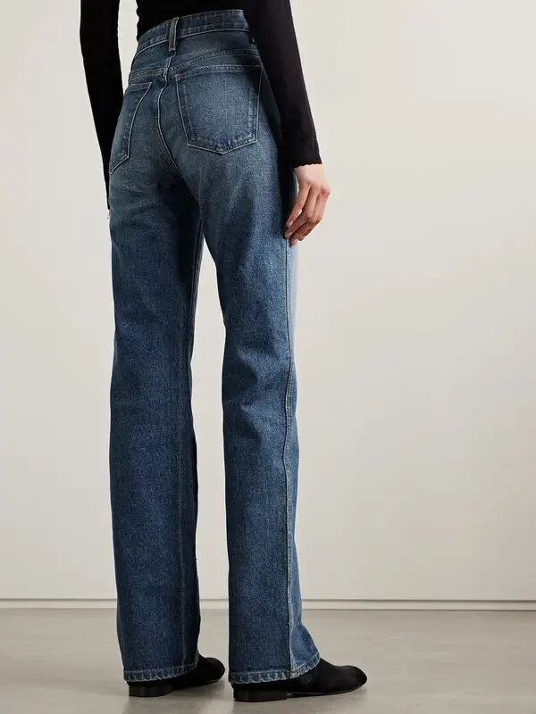 Khaite Danielle High-rise Slim-leg Jeans - Blue