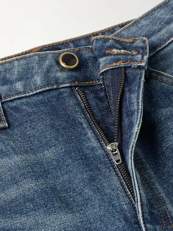 Khaite Danielle High-rise Slim-leg Jeans - Blue