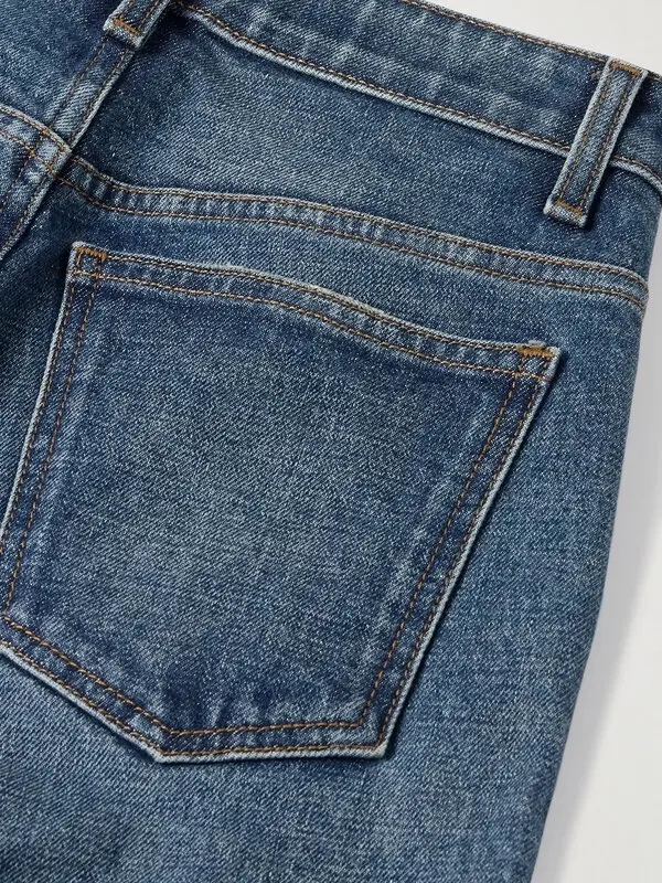 Khaite Danielle High-rise Slim-leg Jeans - Blue