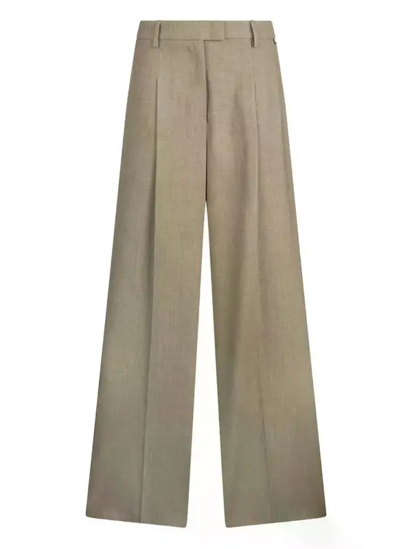 Liu Jo Pressed-pleat Wide Leg Trousers