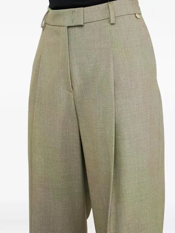 Liu Jo Pressed-pleat Wide Leg Trousers