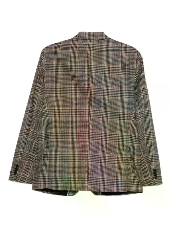 Karl Lagerfeld Checked Wool Jacket
