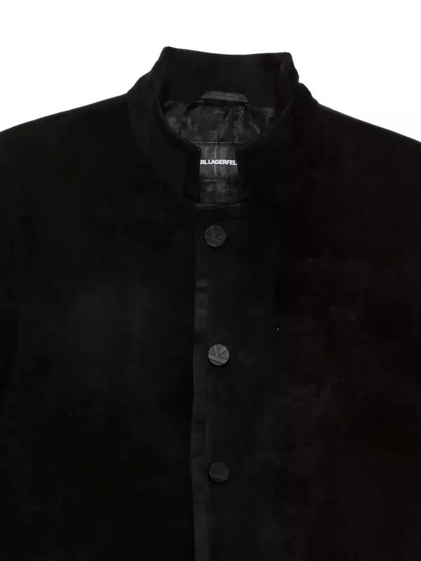 Karl Lagerfeld Band-collar Jacket