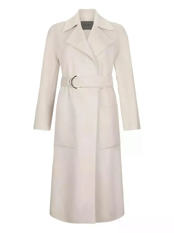 Liu Jo Belted Notched-collar Coat