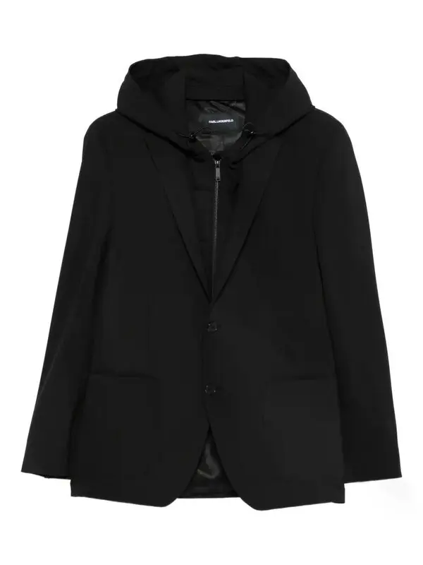 Karl Lagerfeld Hooded Blazer