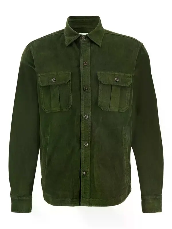 Boglioli Buttoned Corduroy Overshirt