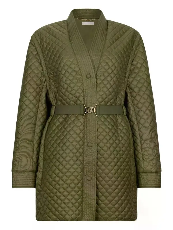 Liu Jo Quilted Embroidered Coat