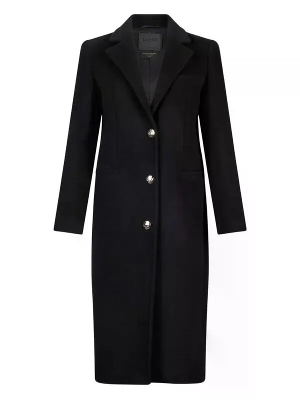 Liu Jo Lapel-collar Single-breasted Coat