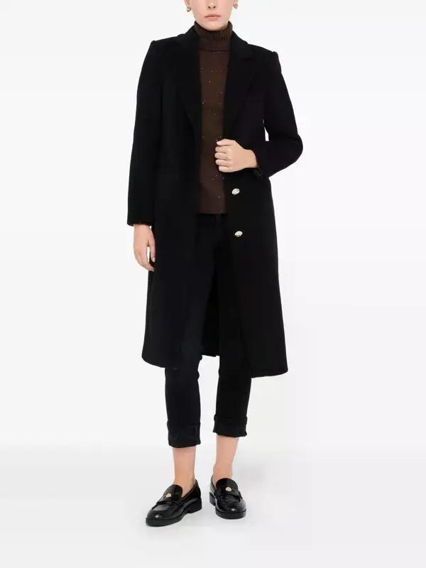 Liu Jo Lapel-collar Single-breasted Coat
