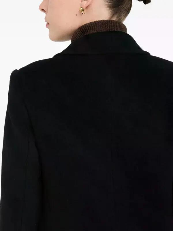 Liu Jo Lapel-collar Single-breasted Coat