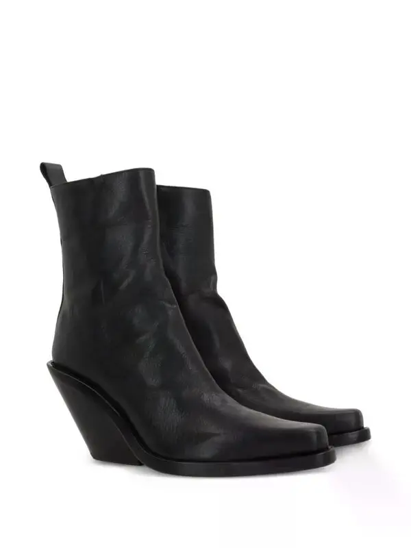 ANN DEMEULEMEESTER 75mm Calf Leather Boots