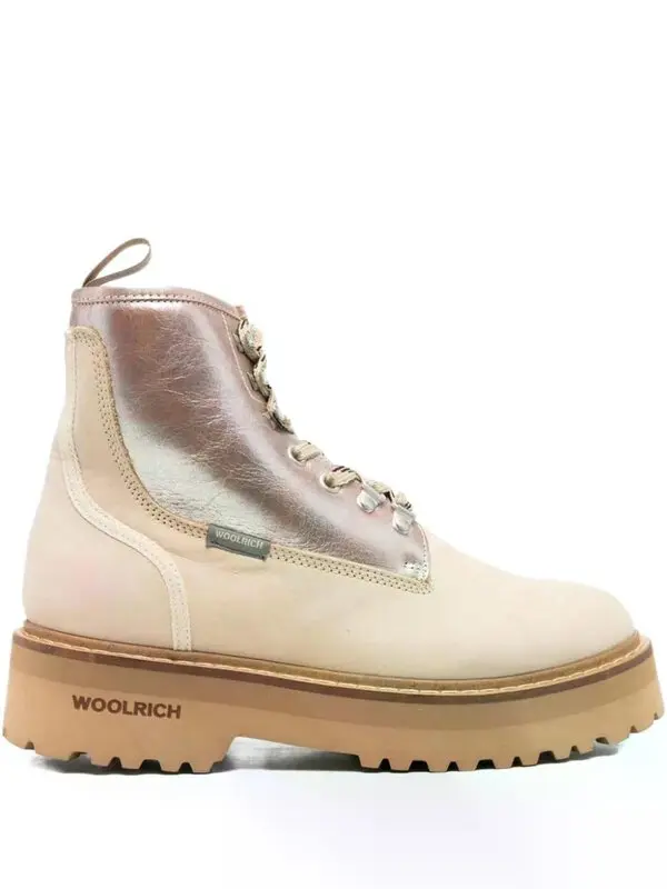 Woolrich Panelled Combat Boots