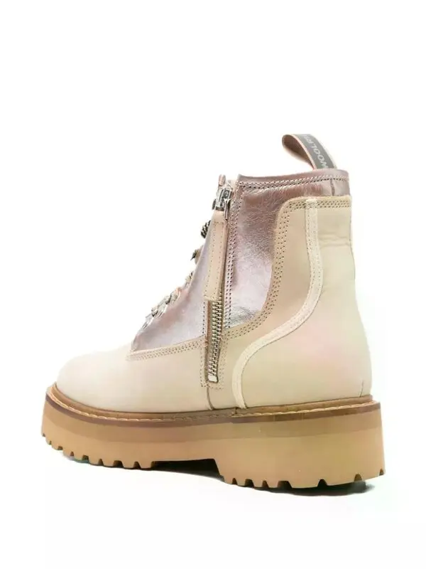 Woolrich Panelled Combat Boots