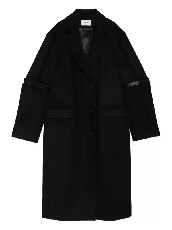 Coperni Logo Belted Detail Coat