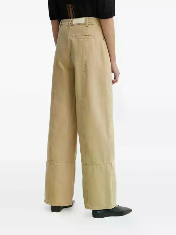 AERON Panelled Wide-leg Jeans