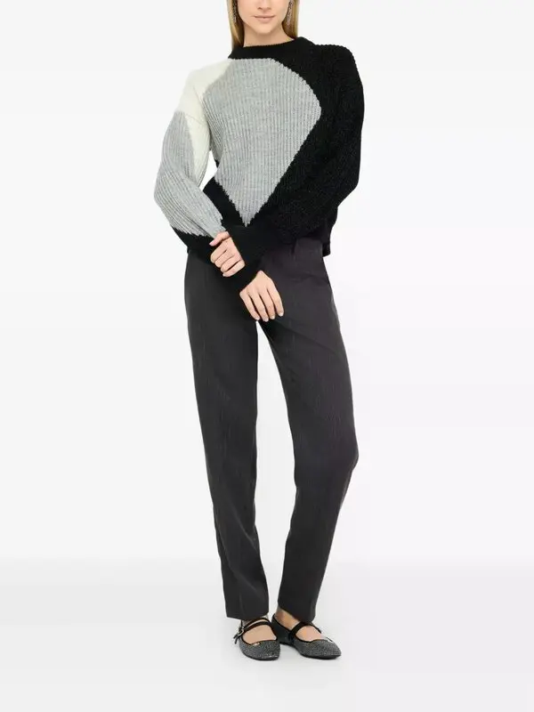 Liu Jo Puff-sleeve Wool Blend Sweater