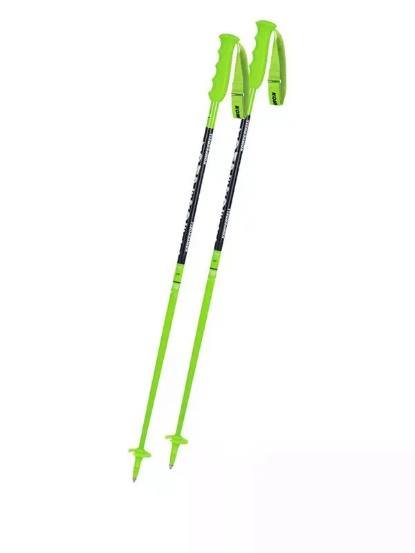 KOMPERDELL Logo-print Ski Poles - Green
