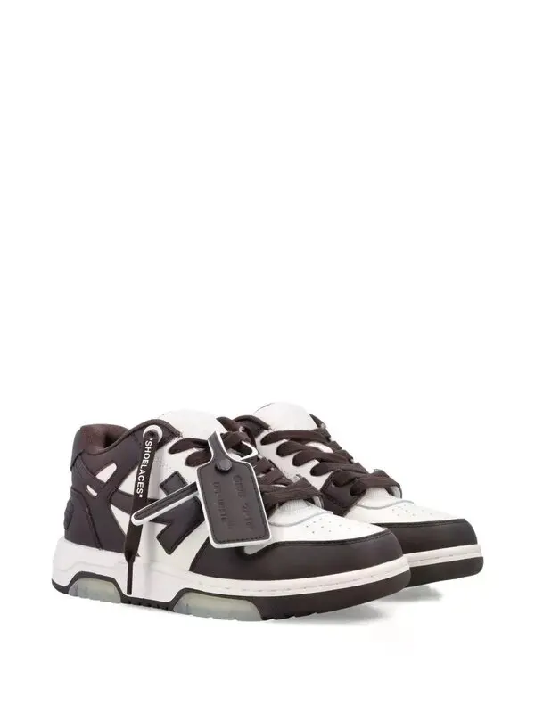 Off-White Out Of Office Arrow-logo Leather Sneakers