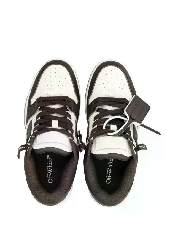 Off-White Out Of Office Arrow-logo Leather Sneakers
