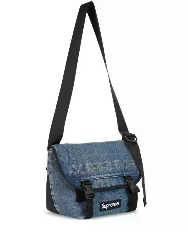 Supreme Denim Shoulder Bag - Blue