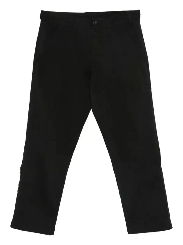 Comme Des Garçons Button-fastening Patch-pocket Pants